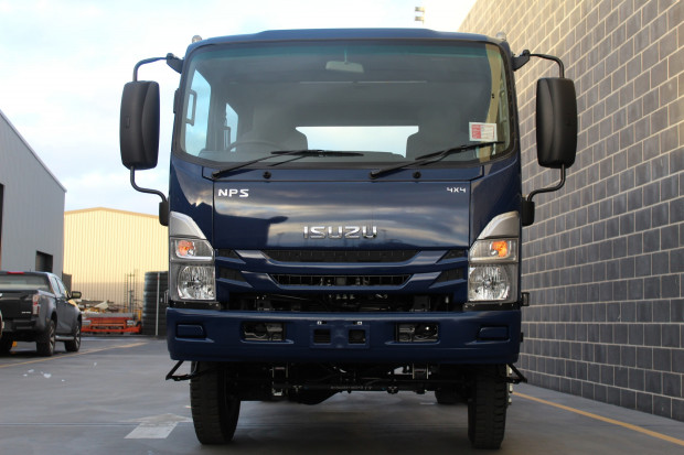2021 ISUZU NPS 75/45-155 4X4 MANUAL CAB CHASSIS - JACFD5220279 - JUST TRUCKS