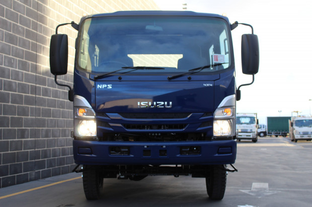 2021 ISUZU NPS 75/45-155 4X4 MANUAL CAB CHASSIS - JACFD5220279 - JUST TRUCKS