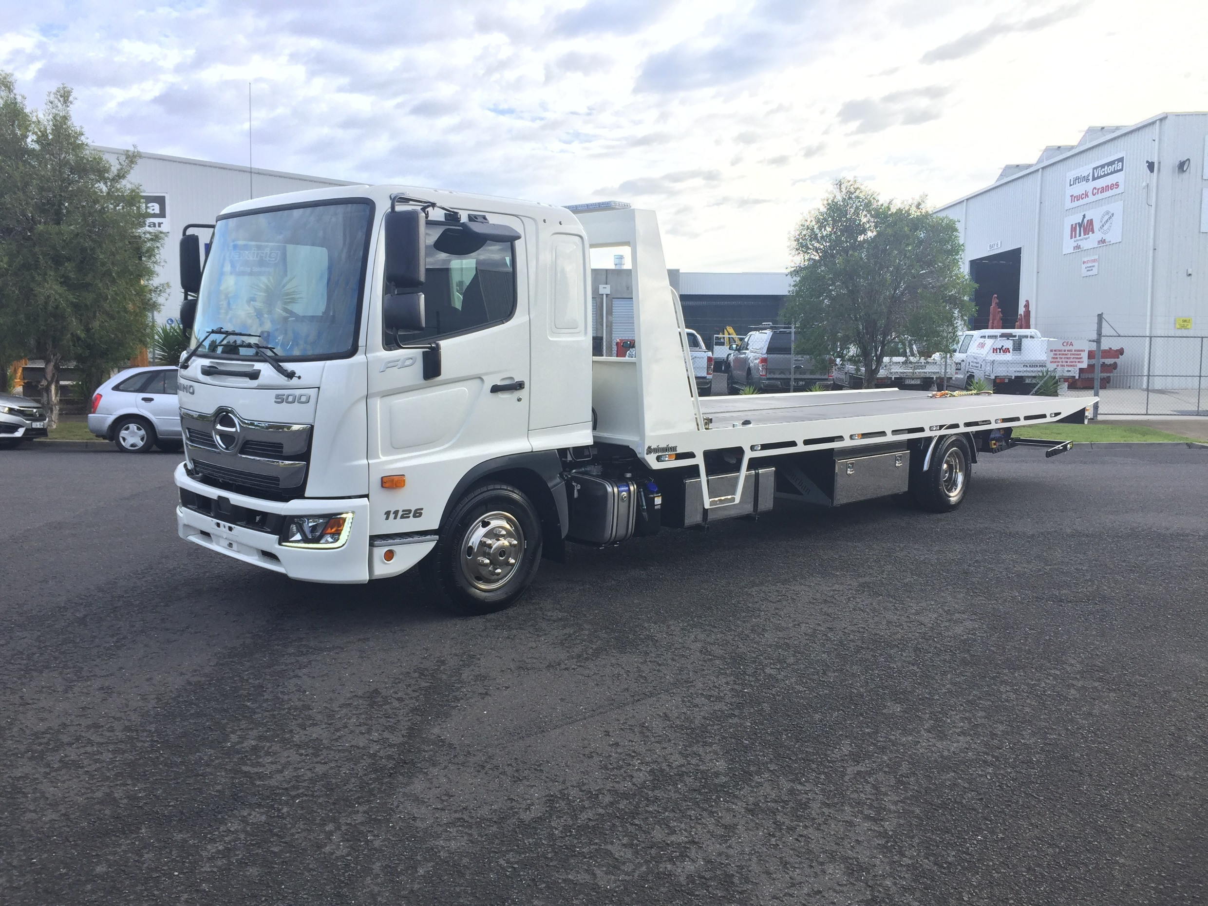 2021 HINO FD 1126-500 SERIES AUTOMATIC TILT TRAY - JTFD5184177 - JUST TRUCKS