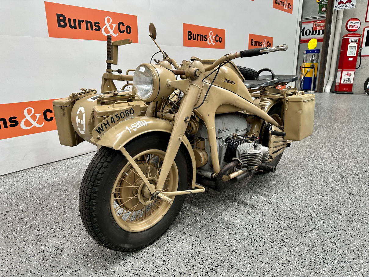 1941 ZUNDAPP KS750 BIKE WITH SIDECAR - JBMD5341110 - JUST BIKES