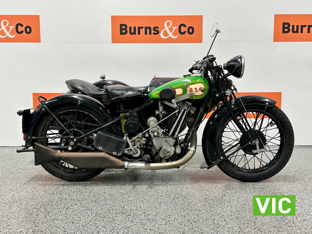 BSA SLOPER ROAD & SIDECAR - JBMD5344752 - JUST BIKES