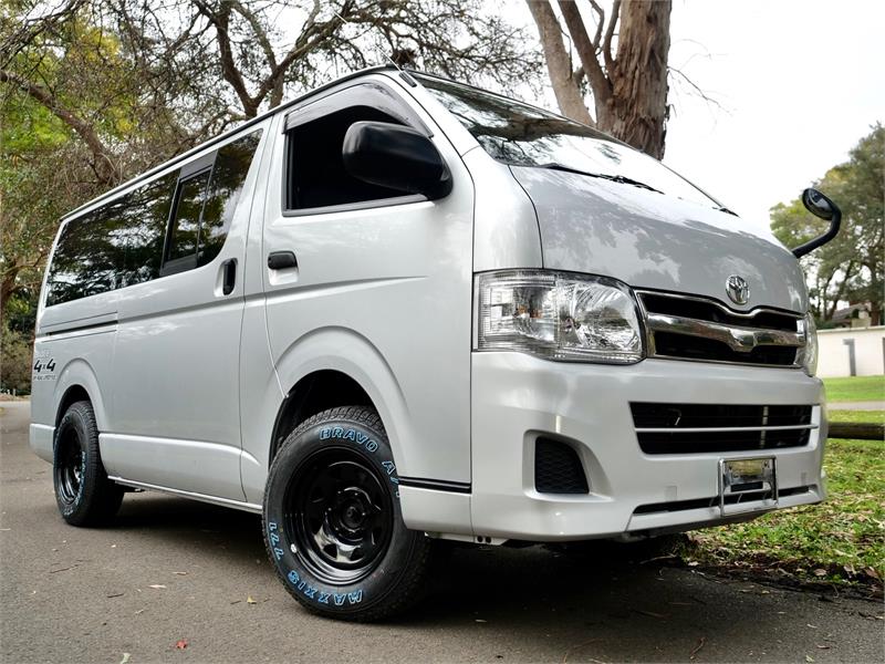 2011 TOYOTA HIACE KDH206R MY11 UPGRADE DX GL 4WD 6 SEATS VAN - JCFD5225194 - JUST 4X4S
