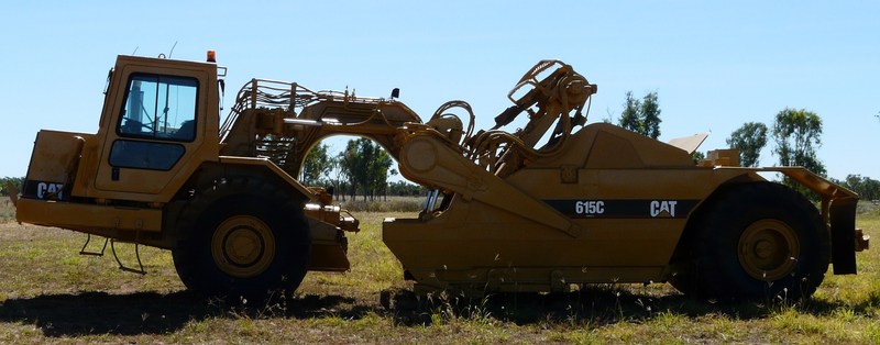 1994 CATERPILLAR 615C SERIES 2 SCRAPER - JHW3340246 - JUST HEAVY EQUIPMENT
