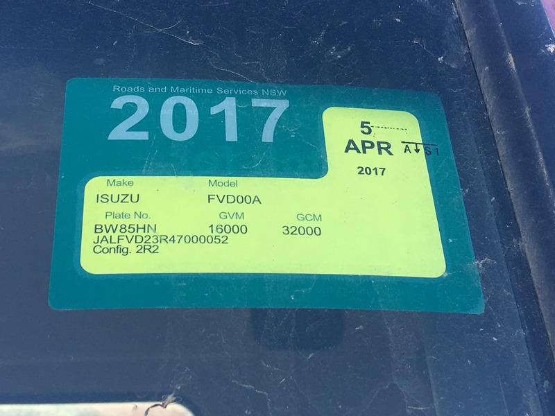 2005 ISUZU FVR 950 MEDIUM FY - JTW3886171 - JUST TRUCKS