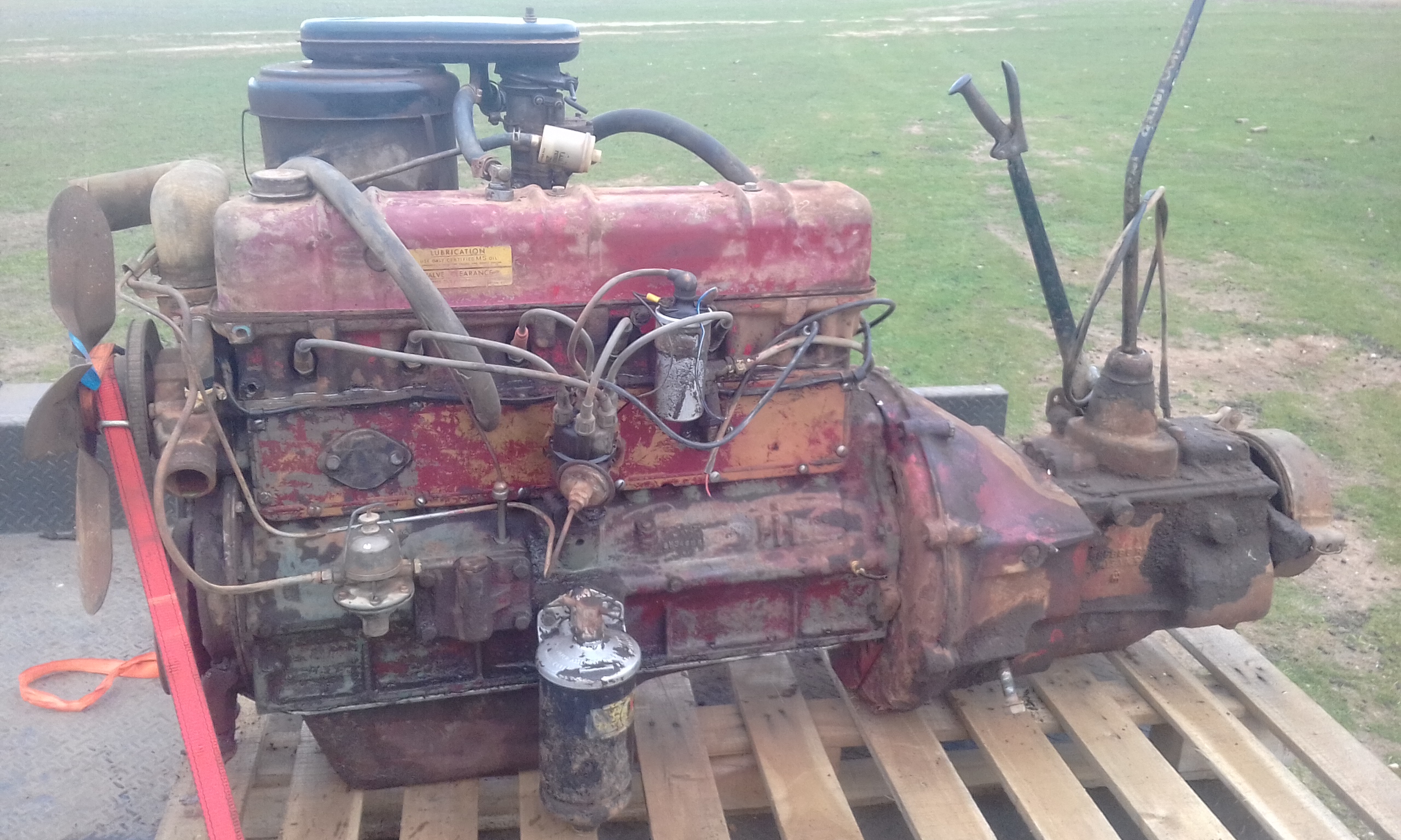 INTERNATIONAL 6 282 ENGINE AND 4 SPD GEARBOX JPW5010402 JUST PARTS
