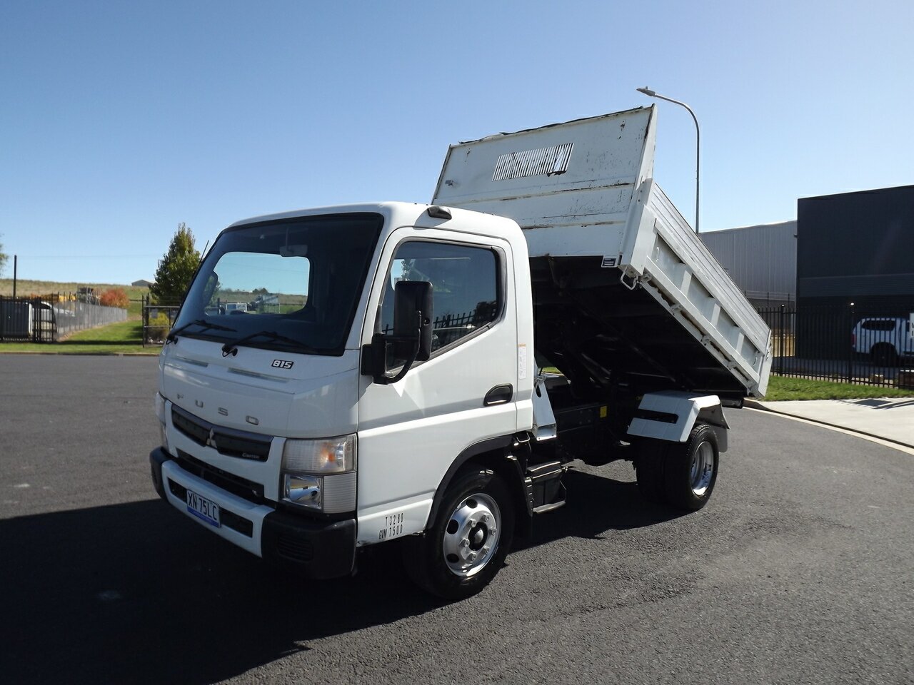 2019 MITSUBISHI FUSO CANTER 815 5 SP MANUAL 2D TIPPER TRUCK - JTFD5254817 - JUST TRUCKS