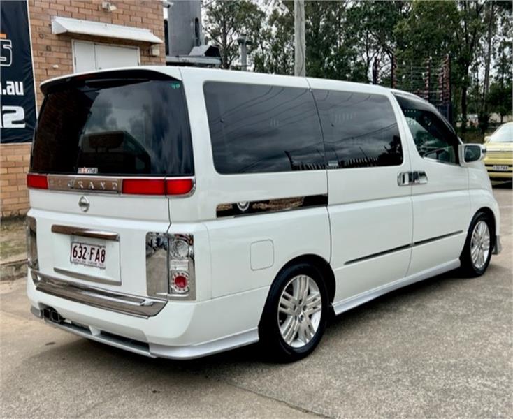 2008 NISSAN ELGRAND E51 5 SP AUTOMATIC 4D WAGON - JAFFD5236539 - JUST 4X4S