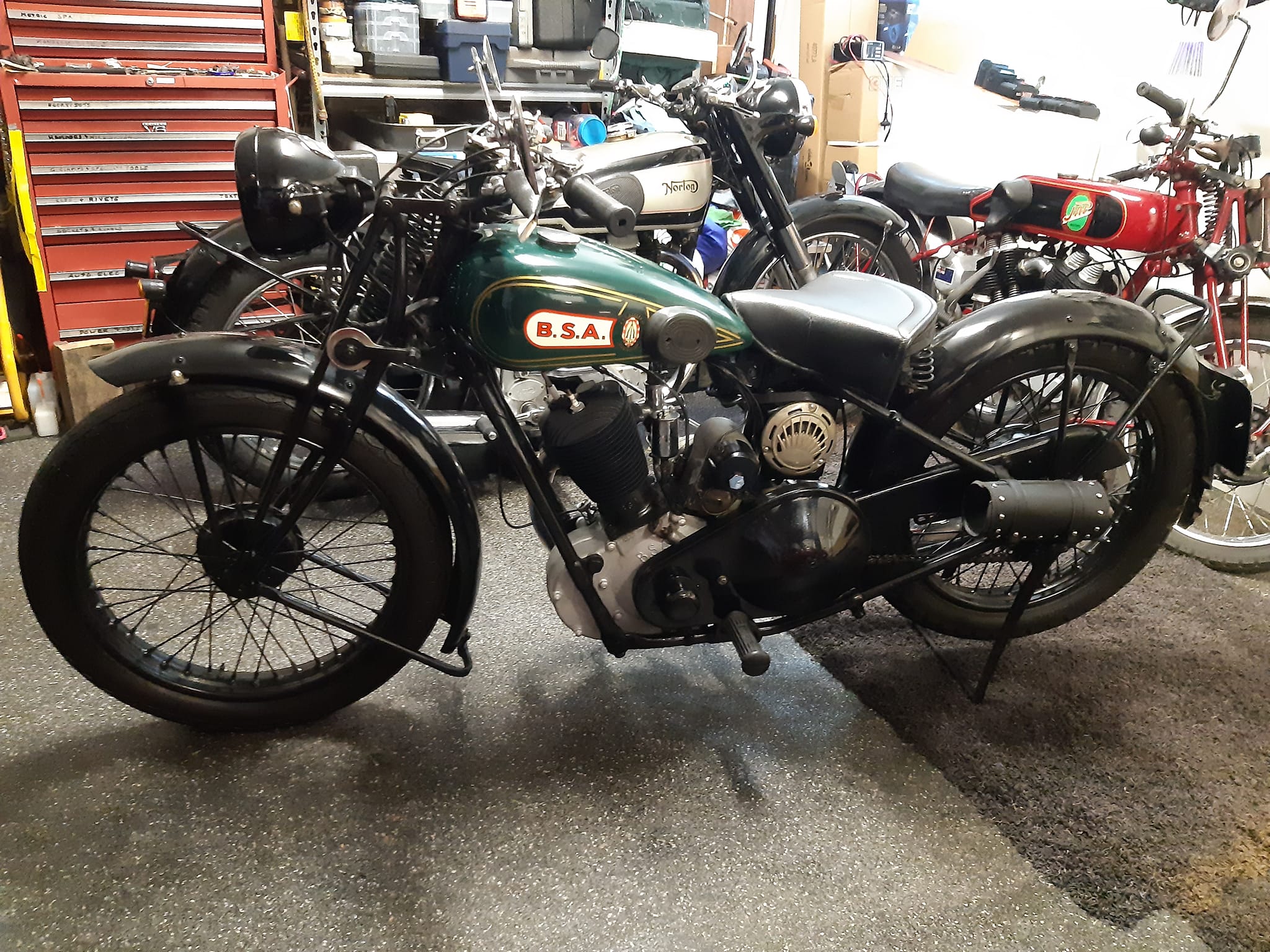 1930 BSA S30-7 500CC SV SLOPER - JBW5320310 - JUST BIKES