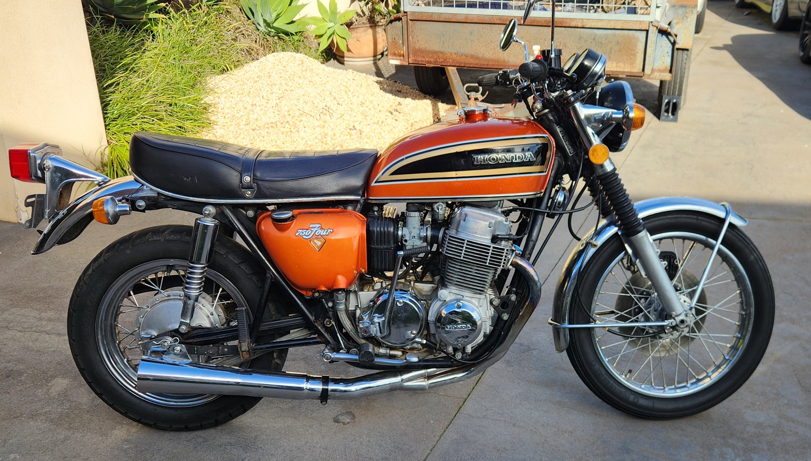 1972 HONDA CB750 K2 ROAD - JBW5346609 - JUST BIKES