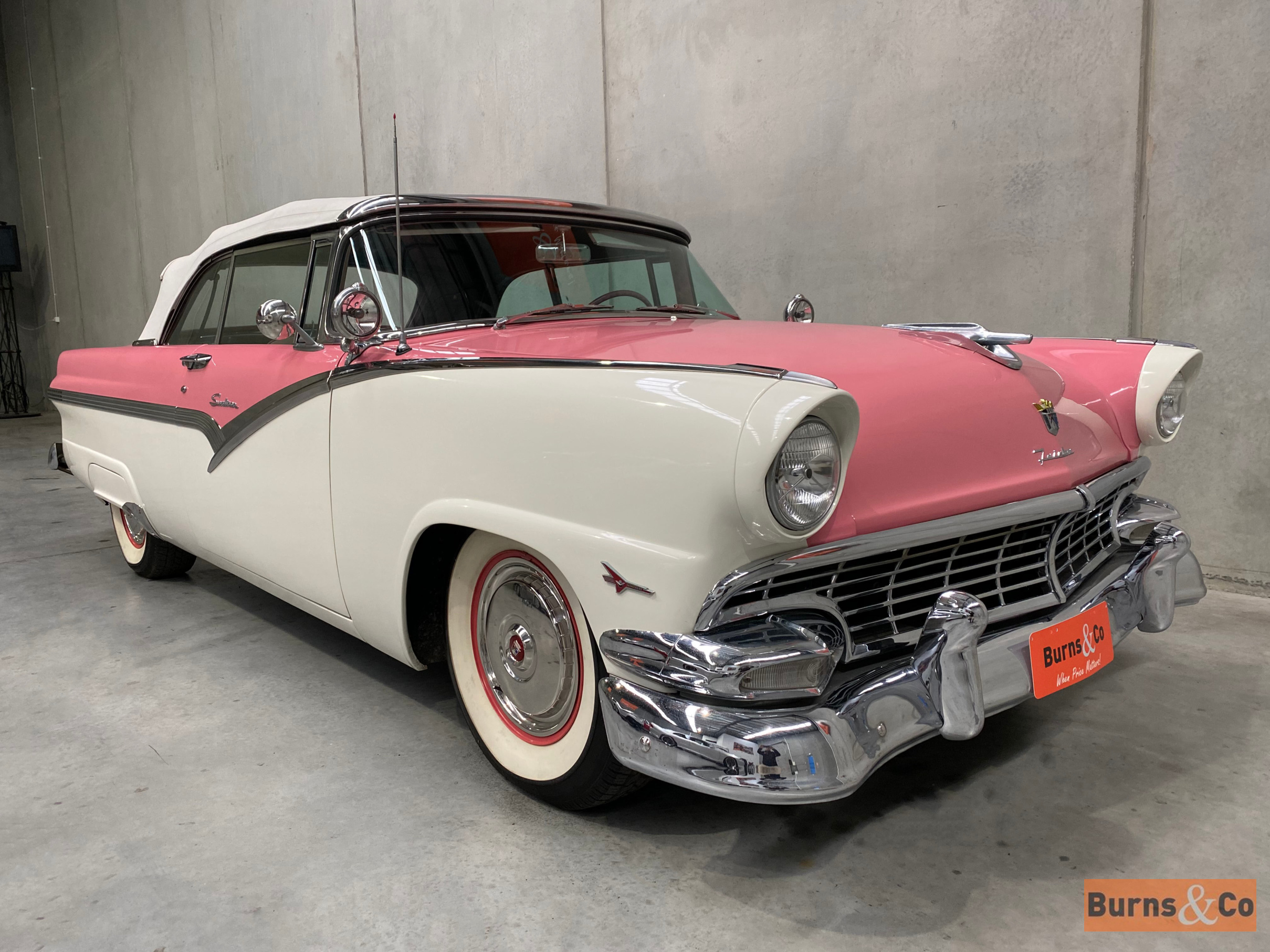 1956 FORD FAIRLANE SUNLINER AUTOMATIC CONVERTIBLE - JCFD5198298 - JUST CARS