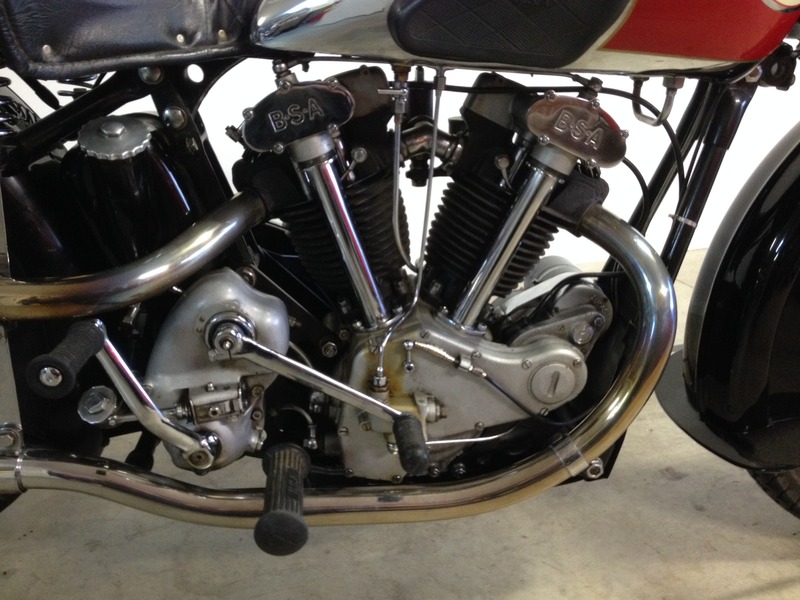 1936 BSA MOTORCYCLE MODEL Y -13 V -TWIN 75R ROCKET THREE A - JBW3732396 - JUST BIKES