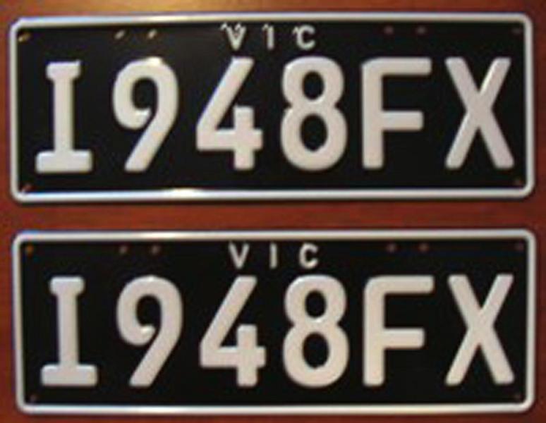 HOLDEN FX NUMBER PLATES JPM3259793 JUST PARTS holden-fx-number-plates-jpm3259793-just-parts