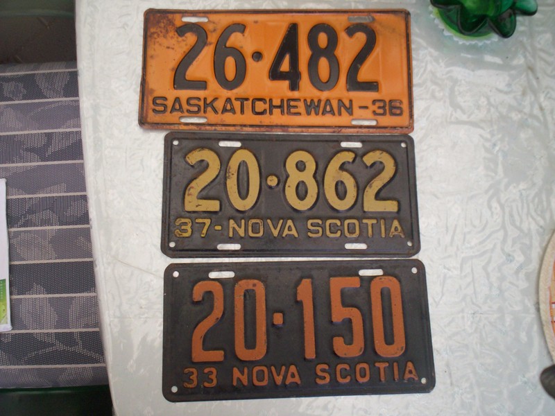 NUMBER PLATES CANADA SASKATCHEWAN 1936 JPM3940546 JUST PARTS